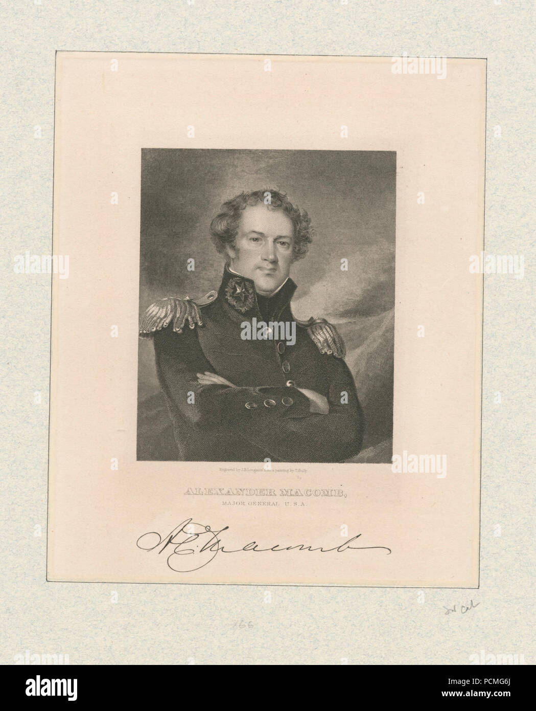 Alexander Macomb, Major General U.S.A Stock Photo - Alamy