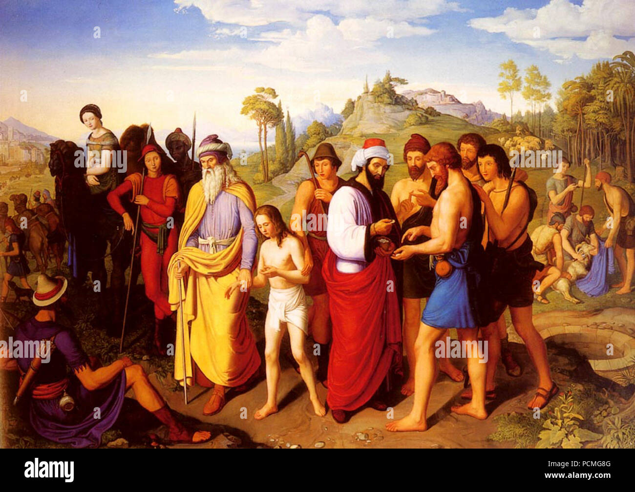 Alexander Maximilian Seitz - Joseph Being Sold Into Slavery Stock Photo ...