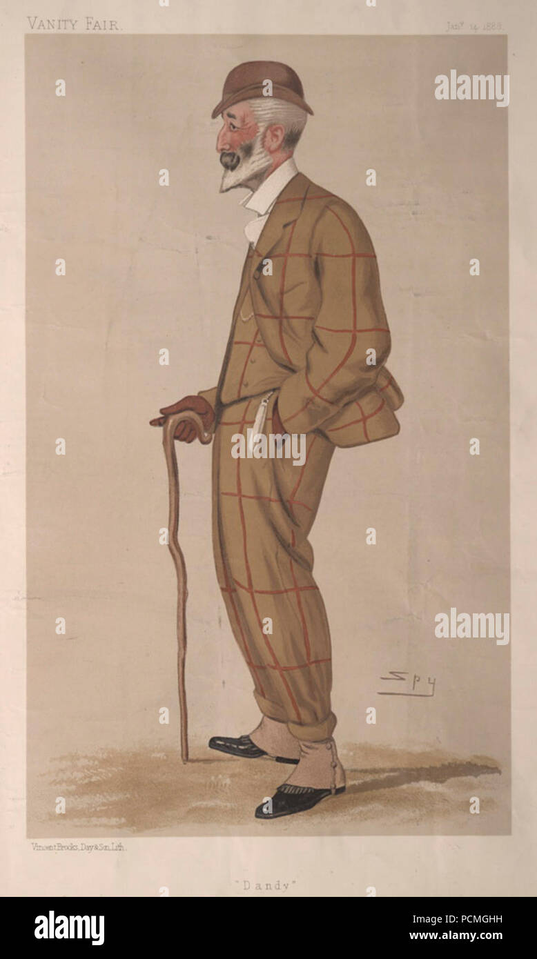 Alexander Victor Paget, Vanity Fair, 1888-01-14 Stock Photo - Alamy