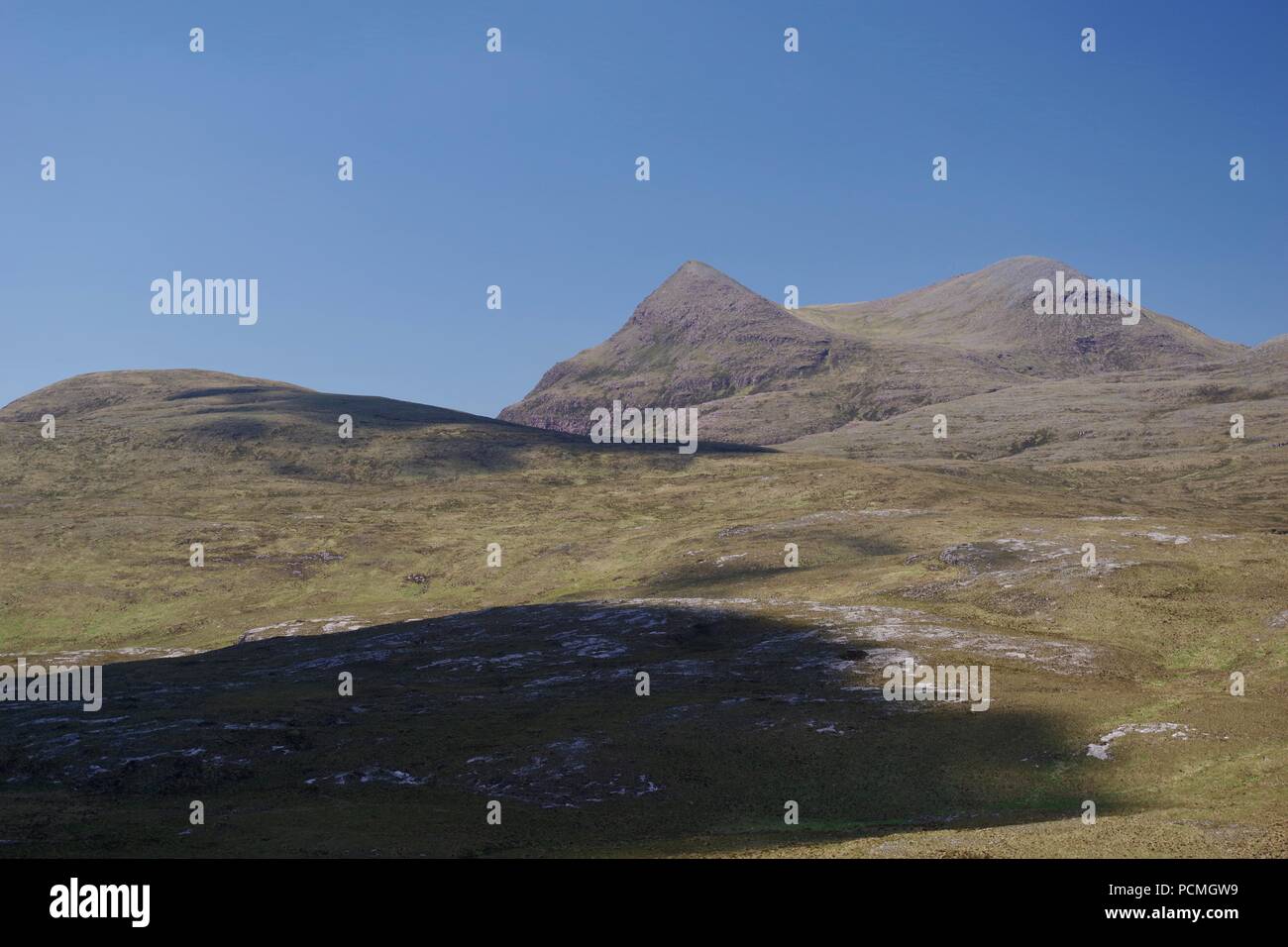Knockan Crag NNR, North West Highlands Geopark. Scotland, UK. June ...