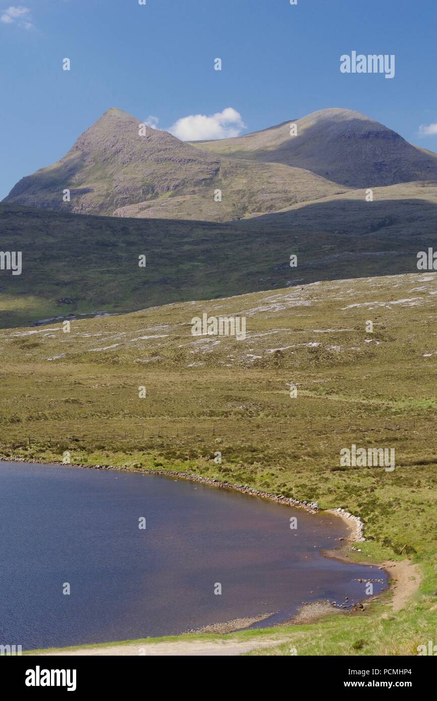 Knockan Crag NNR, North West Highlands Geopark. Scotland, UK. June ...