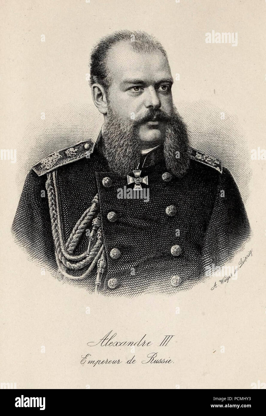 Alexandre III, Empereur de Russie Stock Photo - Alamy