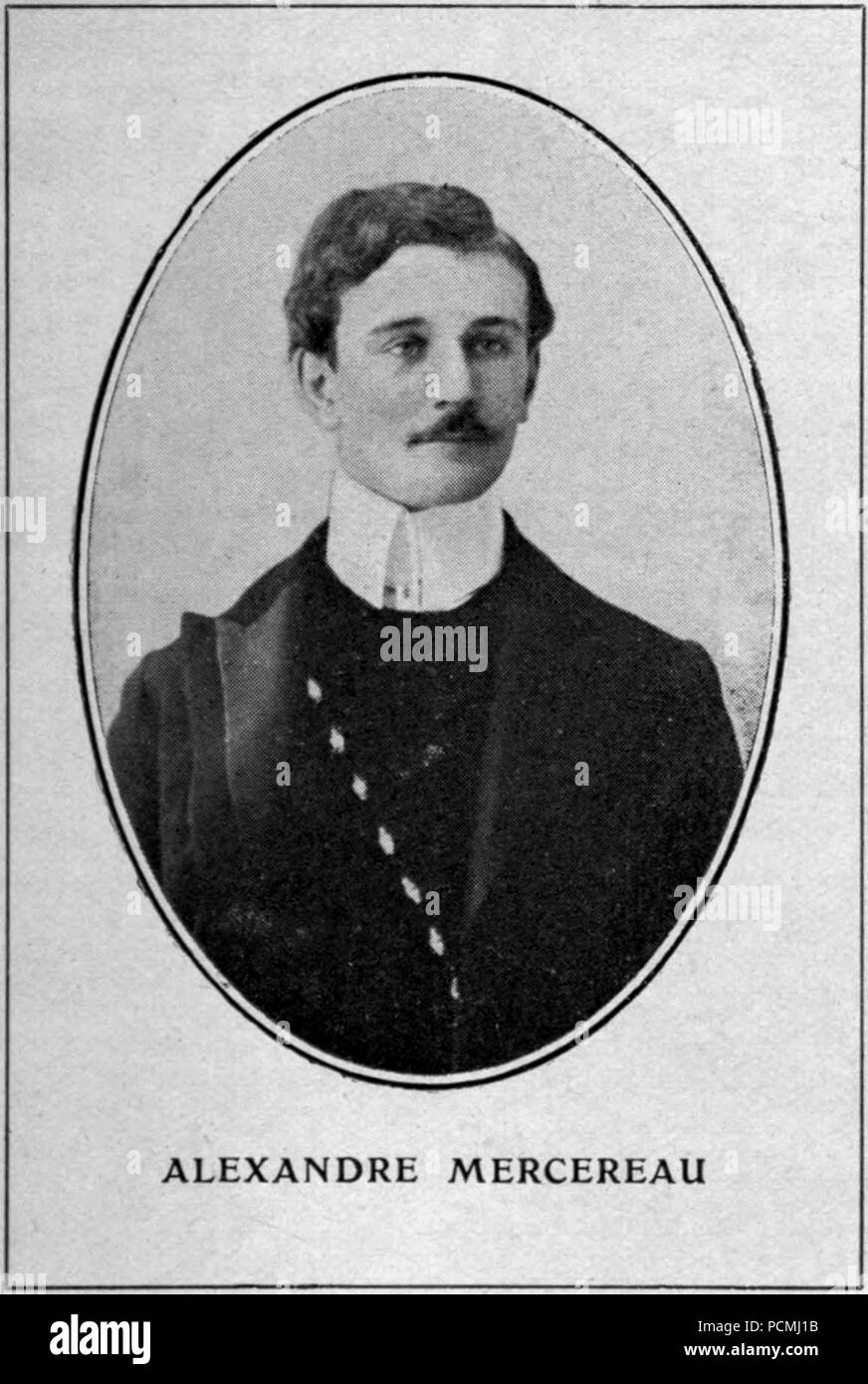 Alexandre Mercereau, circa 1910 Stock Photo - Alamy