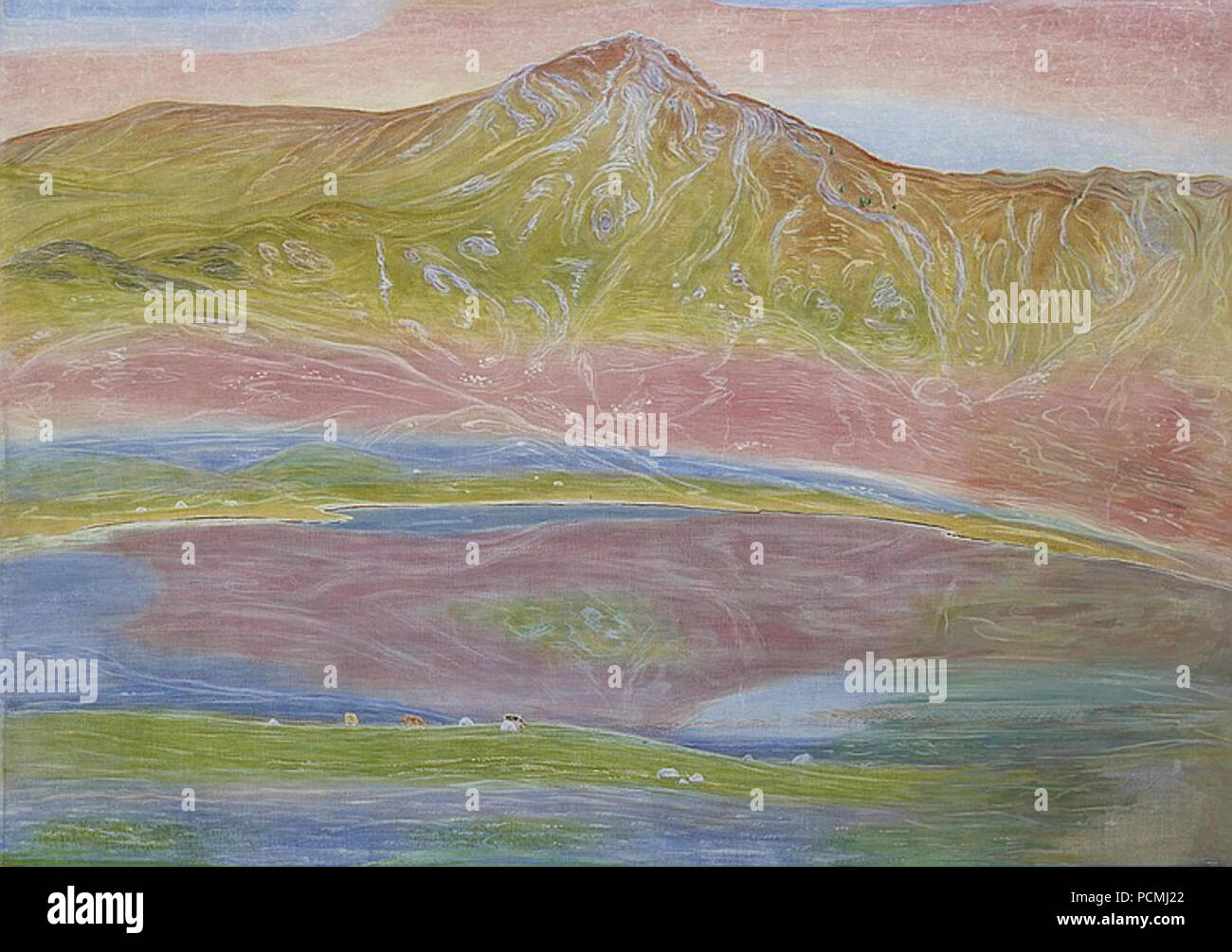 Alexandre Perrier - Lac de Roy 1910 Stock Photo - Alamy