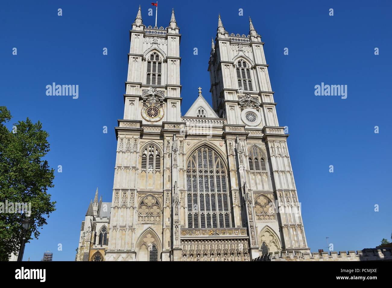 The iconic Westminster Abbey, Westminster, London, United Kingdom Stock ...