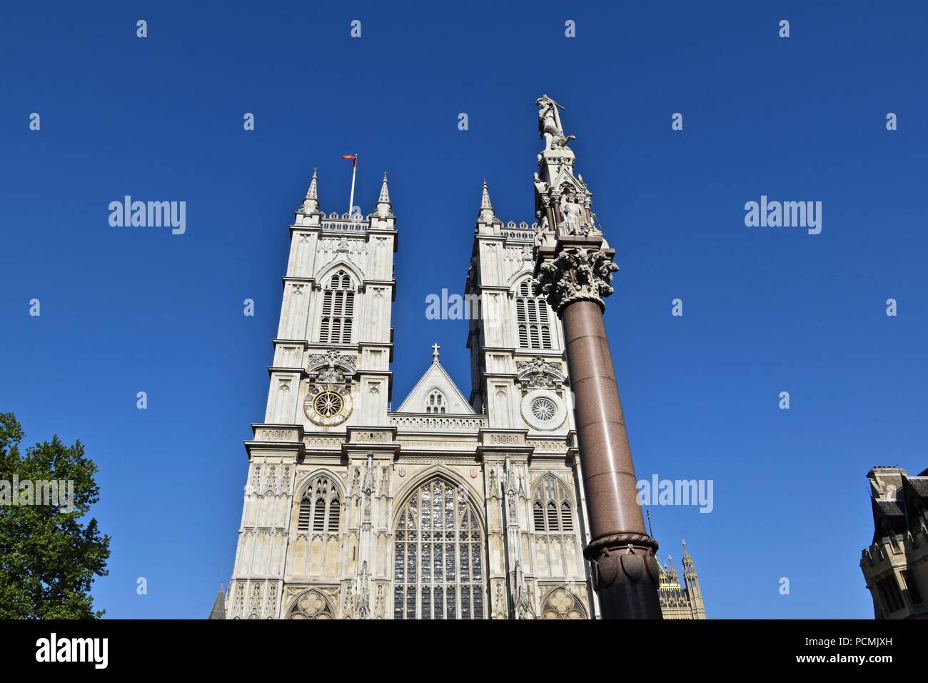 The iconic Westminster Abbey, Westminster, London, United Kingdom Stock ...