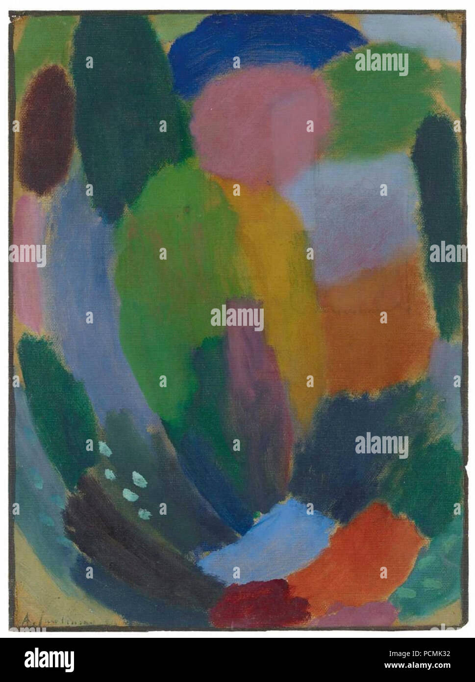 Alexej von Jawlensky Variation Song 1916 Stock Photo - Alamy