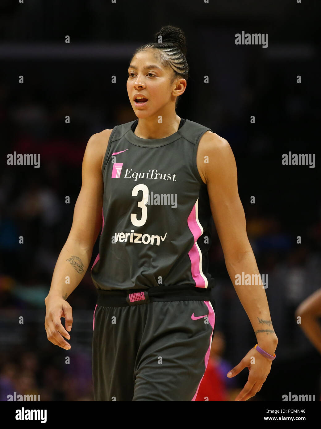 Los Angeles Sparks forward Candace Parker #3 during the Minnesota Lynx ...