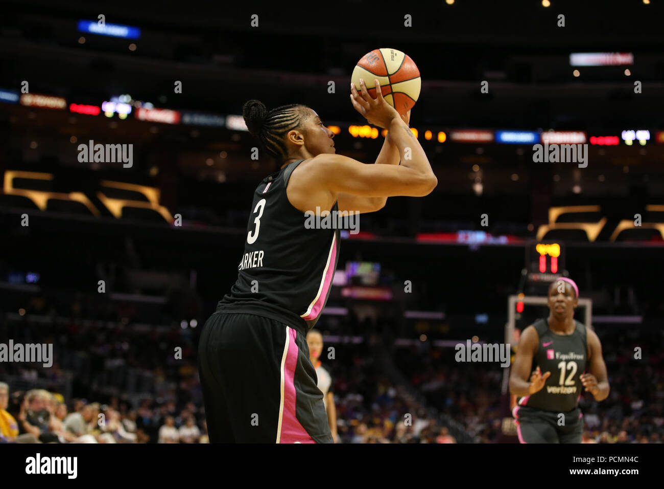 Los Angeles Sparks forward Candace Parker #3 during the Minnesota Lynx ...