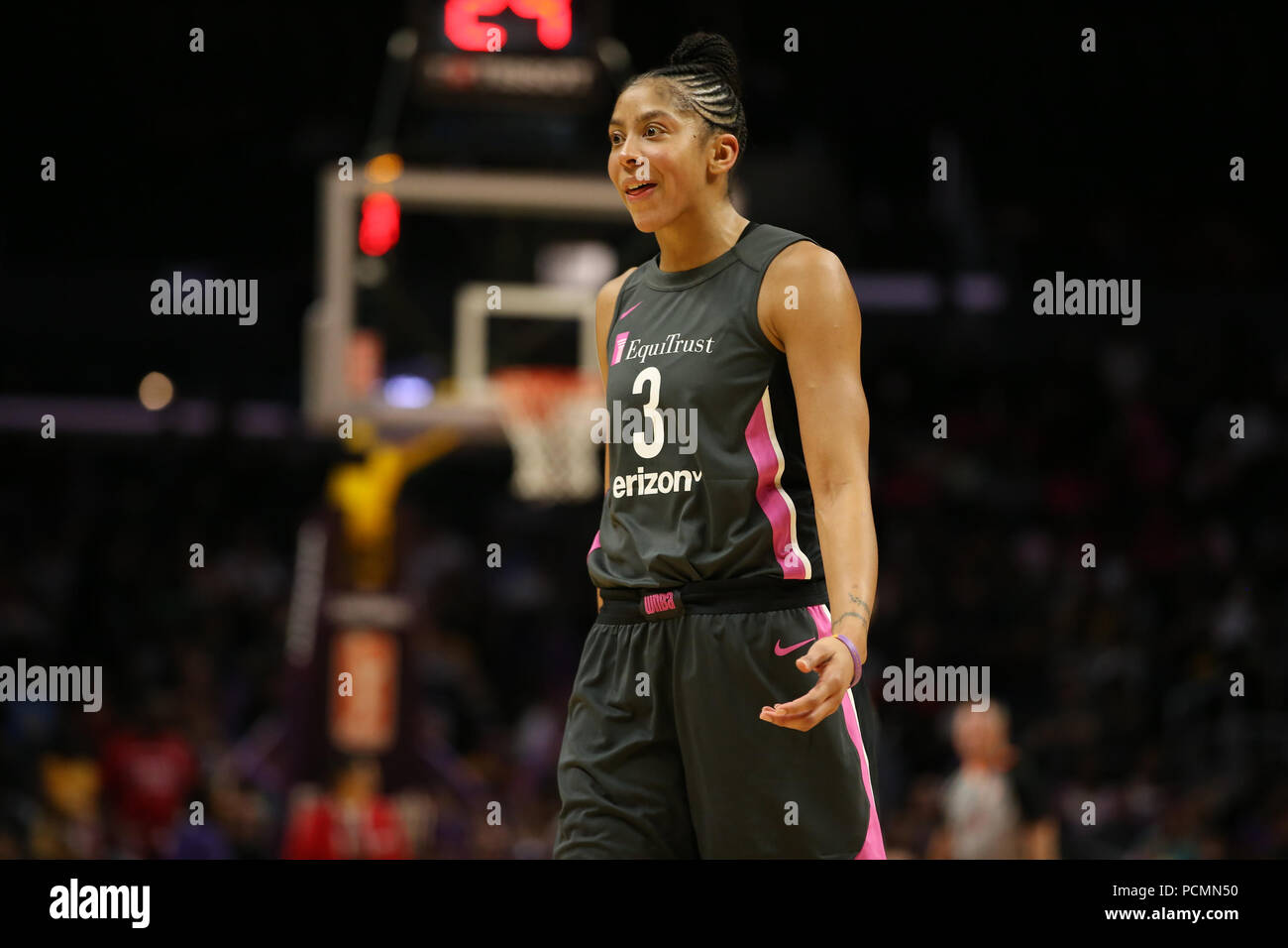 Los Angeles Sparks forward Candace Parker #3 during the Minnesota Lynx ...