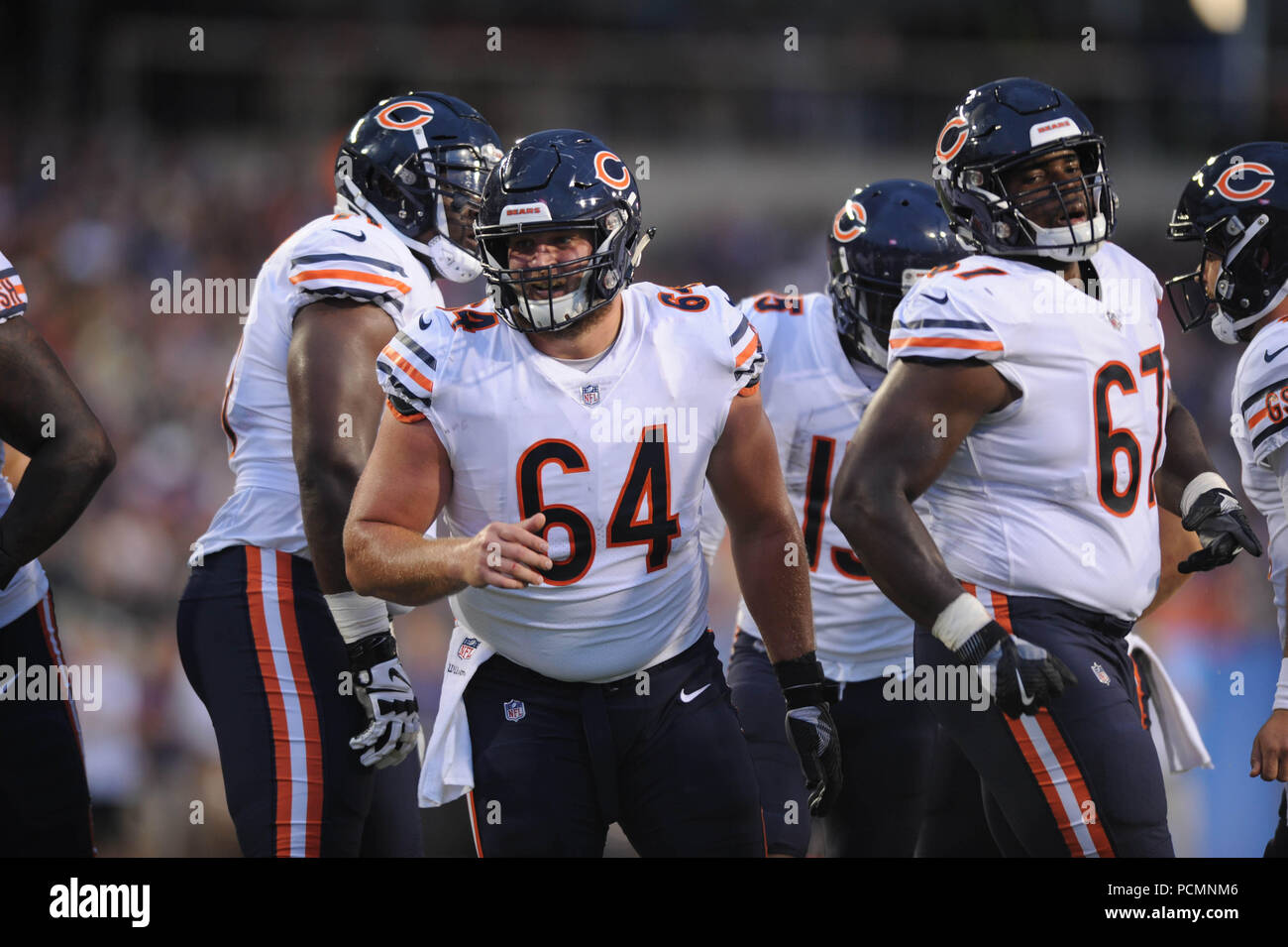 August 2nd, 2018: Bears #64 Eric Kush during the Chicago Bears vs ...