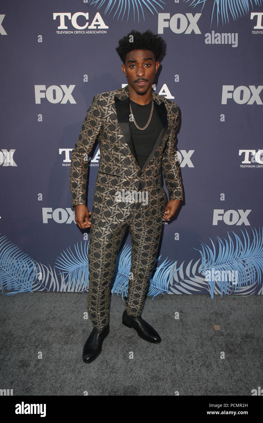 West Hollywood, USA. 2nd Aug, 2018. Jordan L. Jones, at the FOX Summer ...