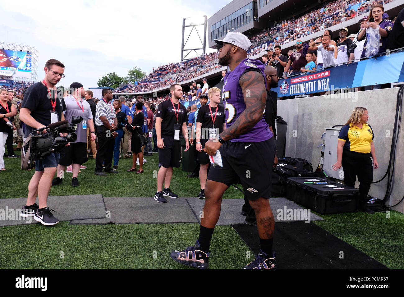 August 2nd, 2018: Ravens #55 Terrell Suggs during the Chicago Bears vs ...