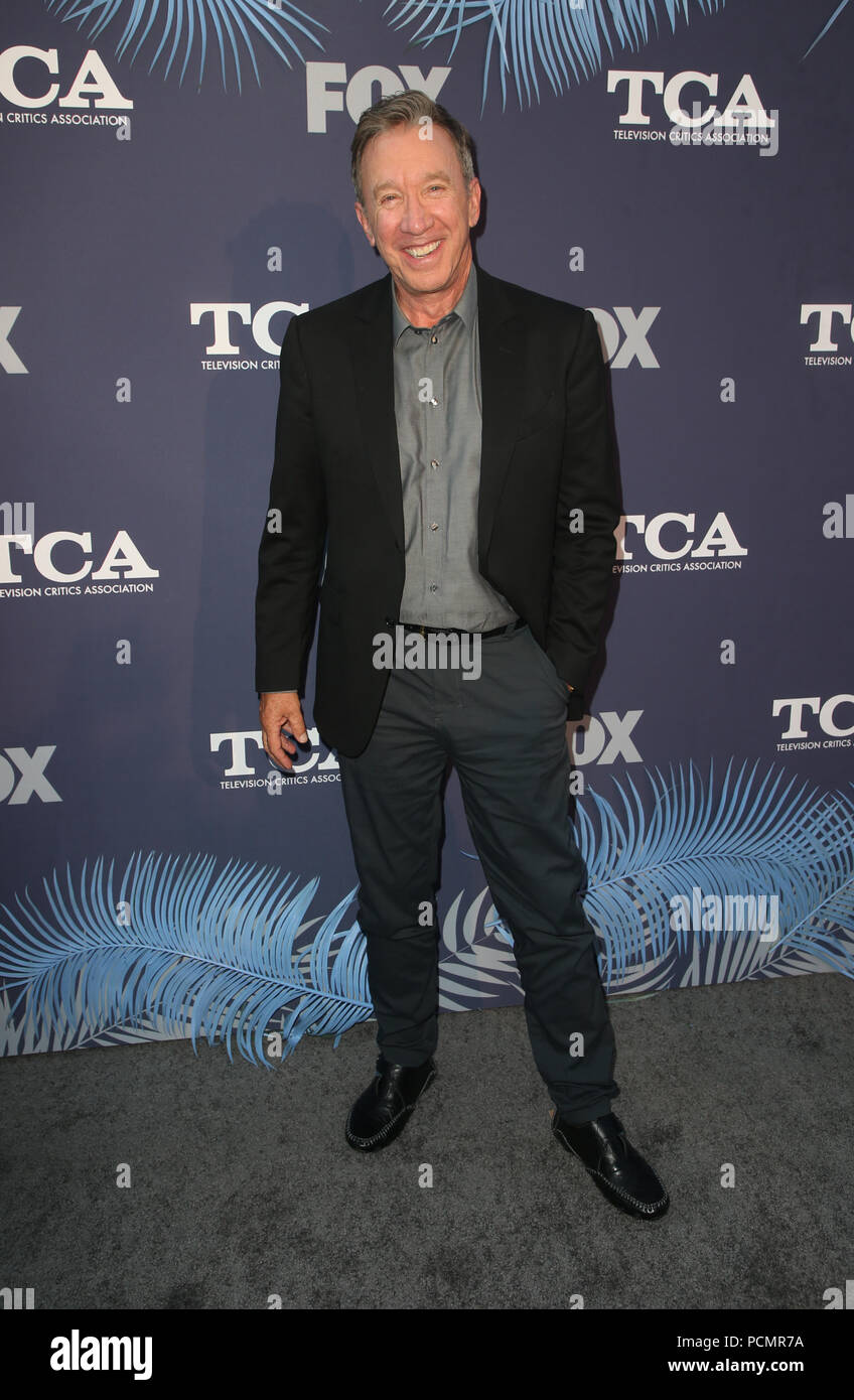 West Hollywood, USA. 2nd Aug, 2018. Tim Allen, at the FOX Summer TCA ...