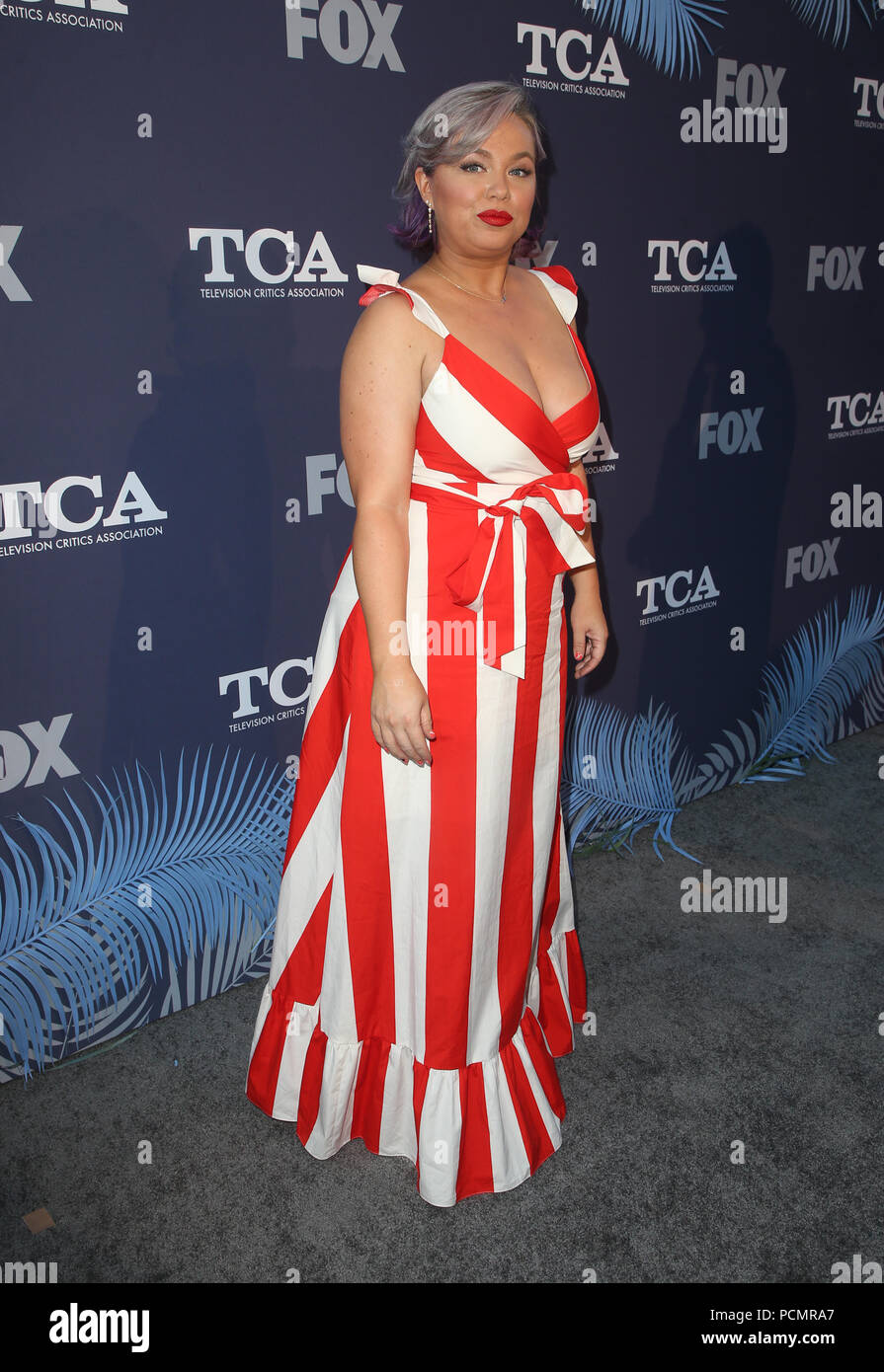 West Hollywood, USA. 2nd Aug, 2018. Amanda Fuller, at the FOX Summer ...
