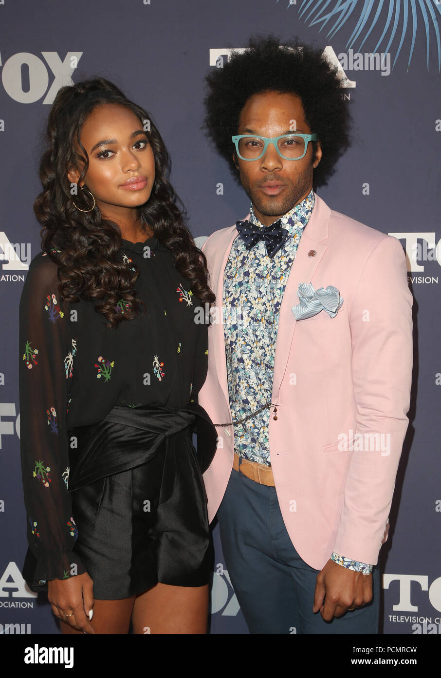 West Hollywood, USA. 2nd Aug, 2018. Chandler Kinney, Jonathan Fernandez ...