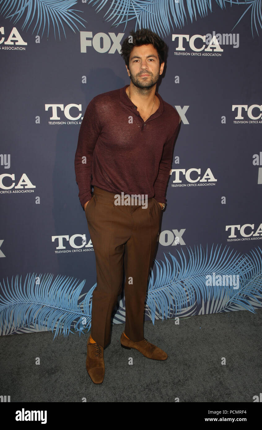 West Hollywood, USA. 2nd Aug, 2018. Jordan Masterson, at the FOX Summer ...