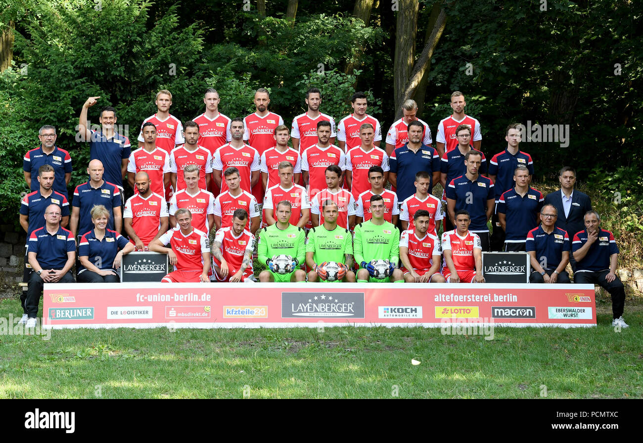 2nd German Bundesliga, official photocall 1. FC Union Berlin for season ...