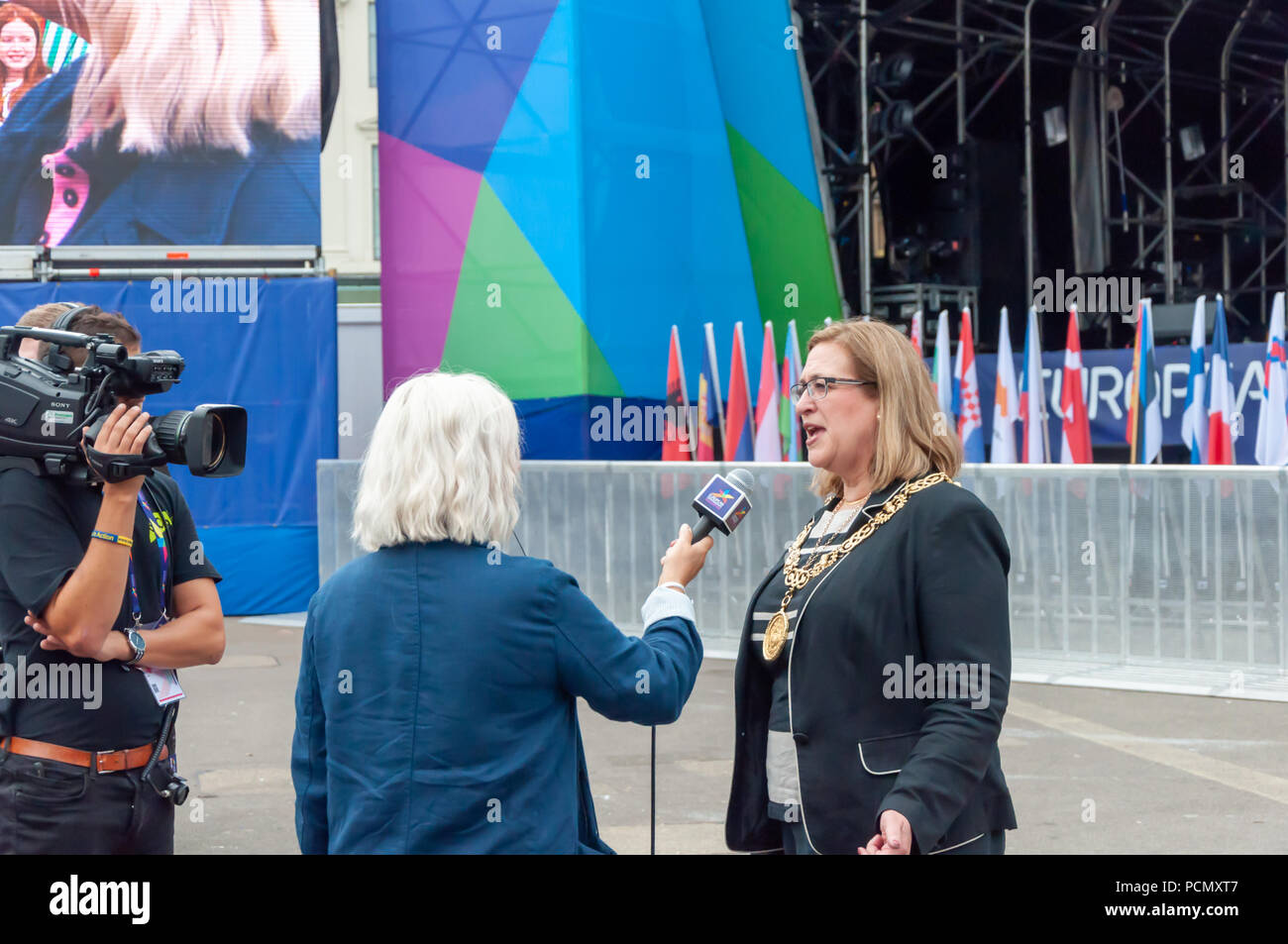 Glasgow, Scotland, UK. 3rd August, 2018. The Lord Provost Of Glasgow ...