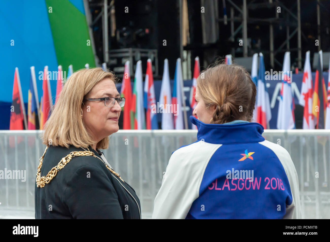 Glasgow, Scotland, UK. 3rd August, 2018. The Lord Provost Of Glasgow ...