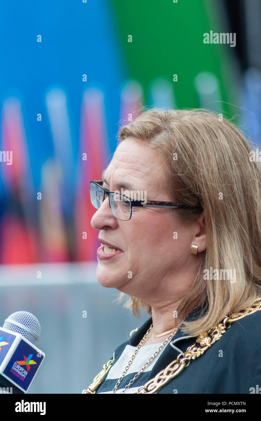 Glasgow, Scotland, UK. 3rd August, 2018. The Lord Provost Of Glasgow ...