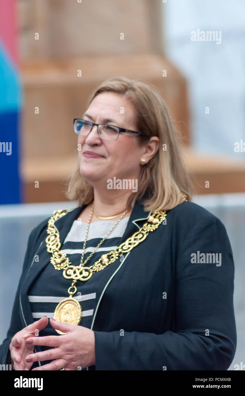 Glasgow, Scotland, UK. 3rd August, 2018. The Lord Provost Of Glasgow ...