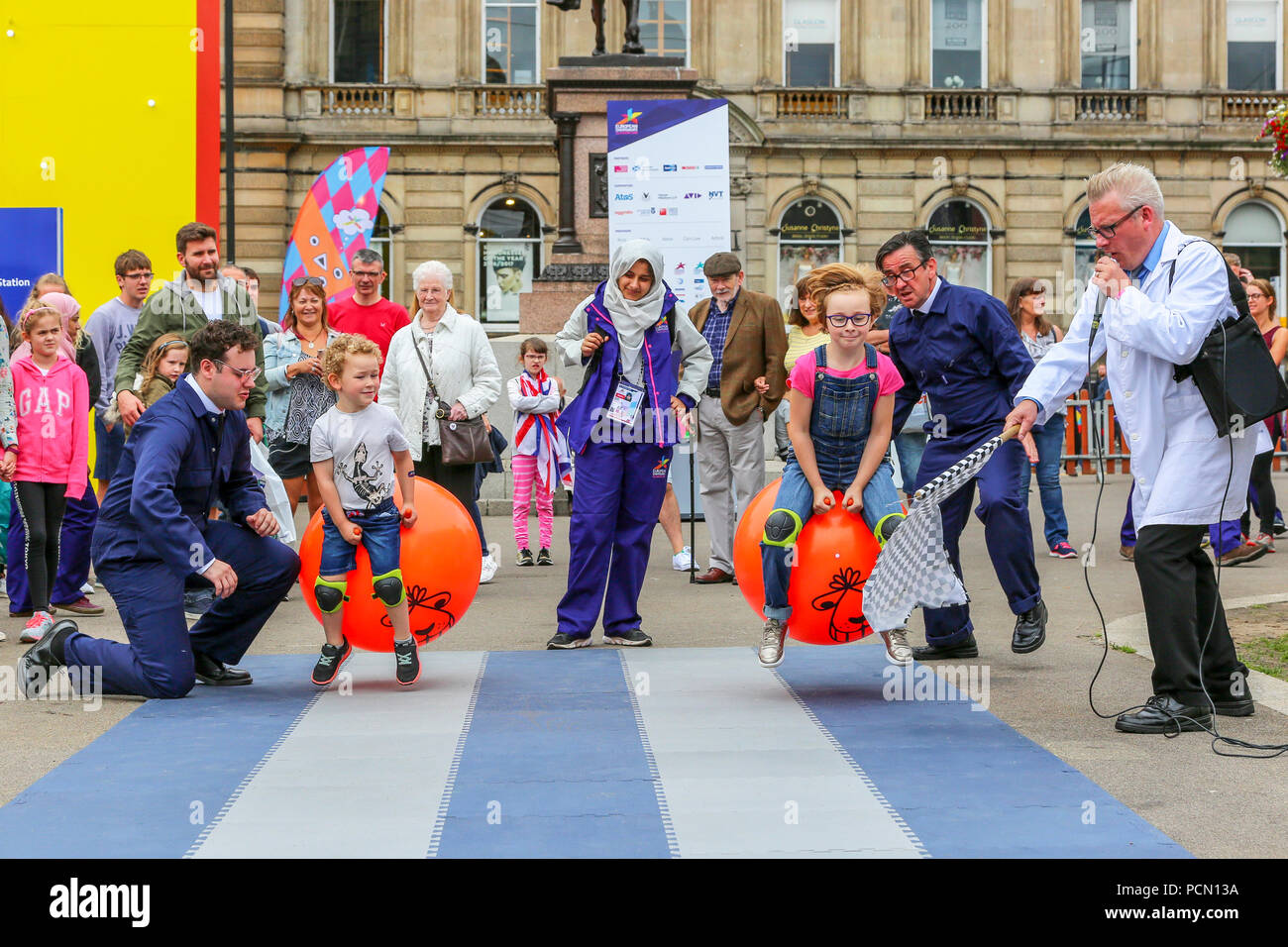 Child space hopper hi-res stock photography and images - Alamy