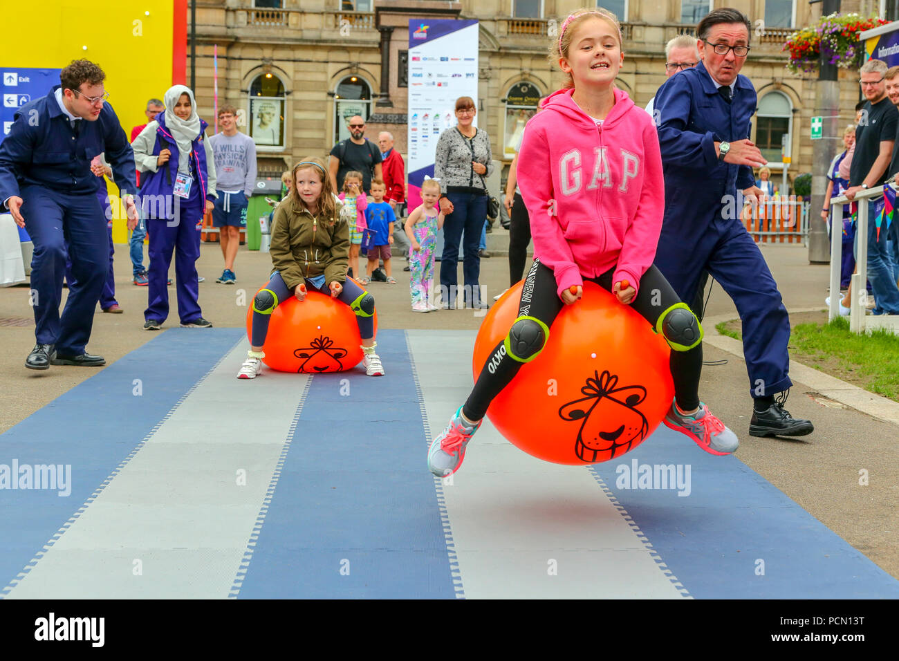 Space hopper racing hi-res stock photography and images - Alamy