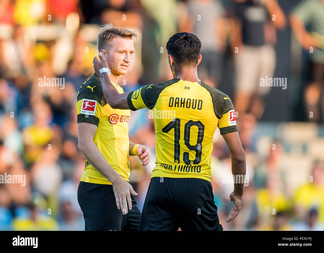 Altrach, Austria. 03rd Aug, 2018. Soccer, test games, BVB summer ...