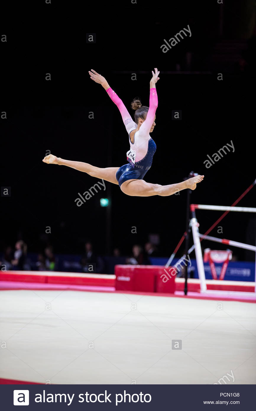 Gymnastics Floor Routine Stock Photos & Gymnastics Floor Routine Stock ...