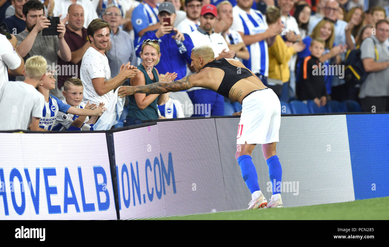 Brighton Hove Albion Football Supporters High Resolution Stock ...
