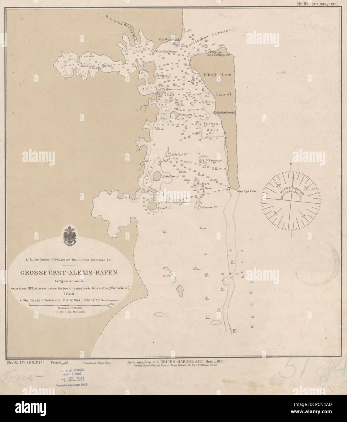 Alexishafen, Astrolabe Bay, 1883 Stock Photo - Alamy