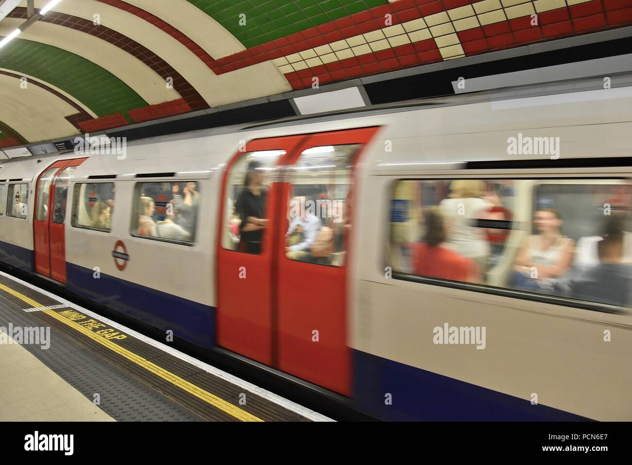 The London Underground Subway Transportation System, London, UK Stock ...