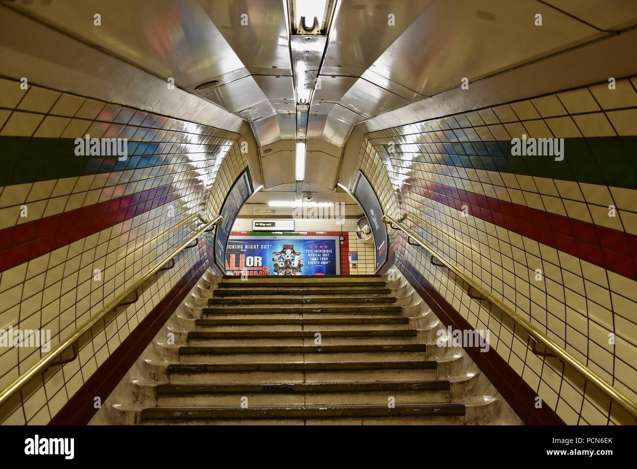 The London Underground Subway Transportation System, London, UK Stock ...