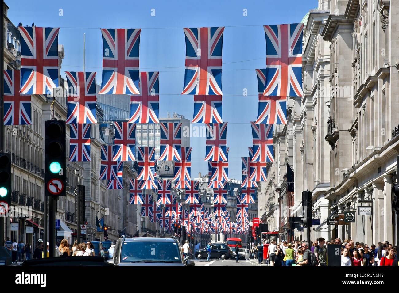 The Union Flag of the United Kingdom in London, UK Stock Photo - Alamy