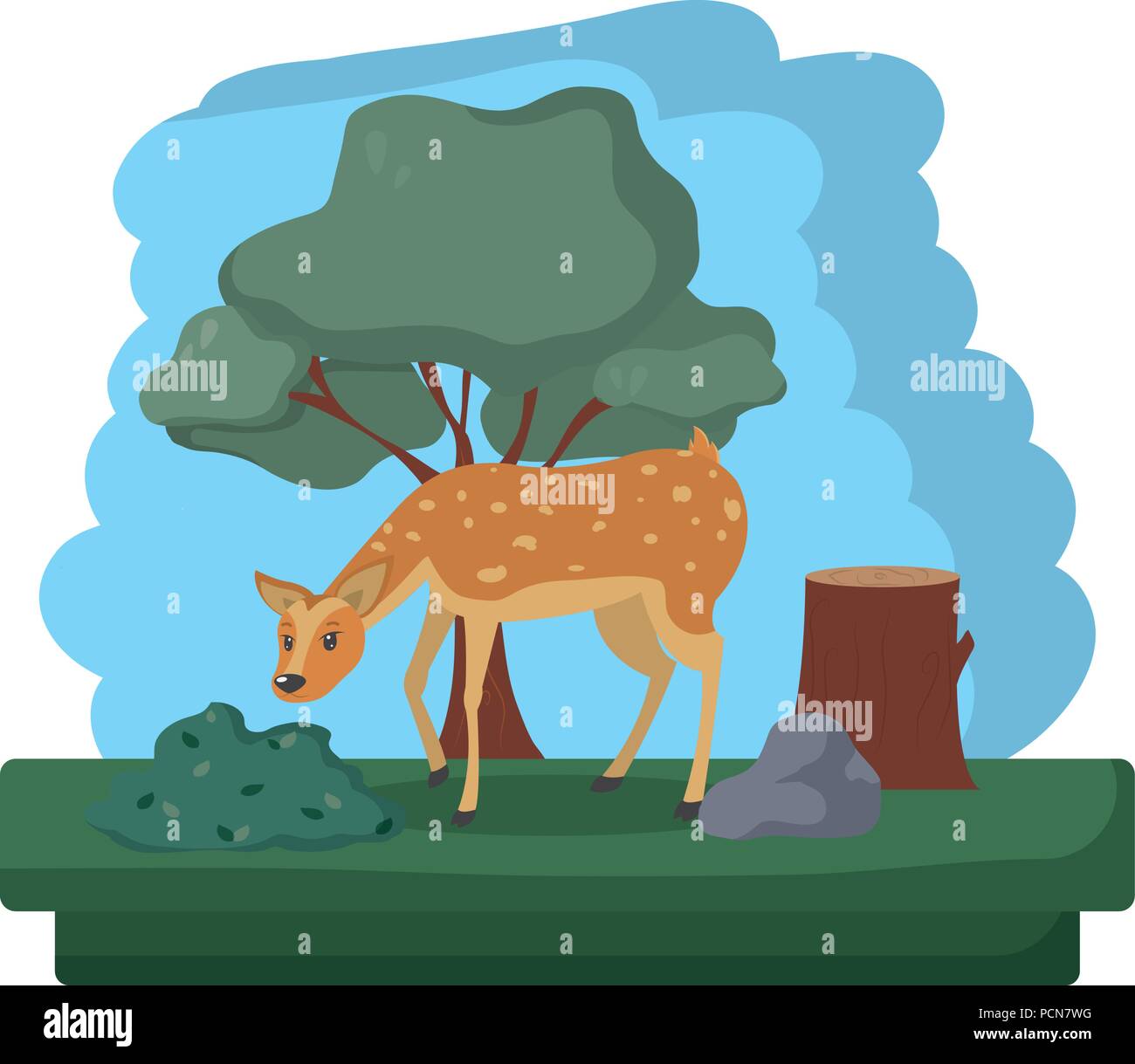 Animal reserve Stock Vector Images - Alamy