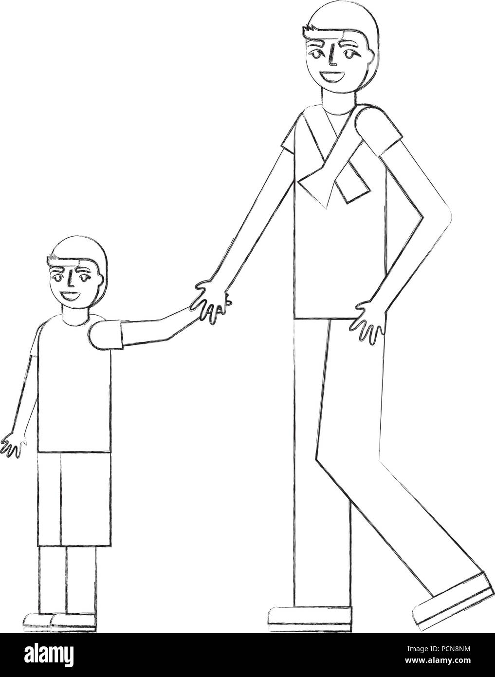 Happy fahter Stock Vector Images - Alamy