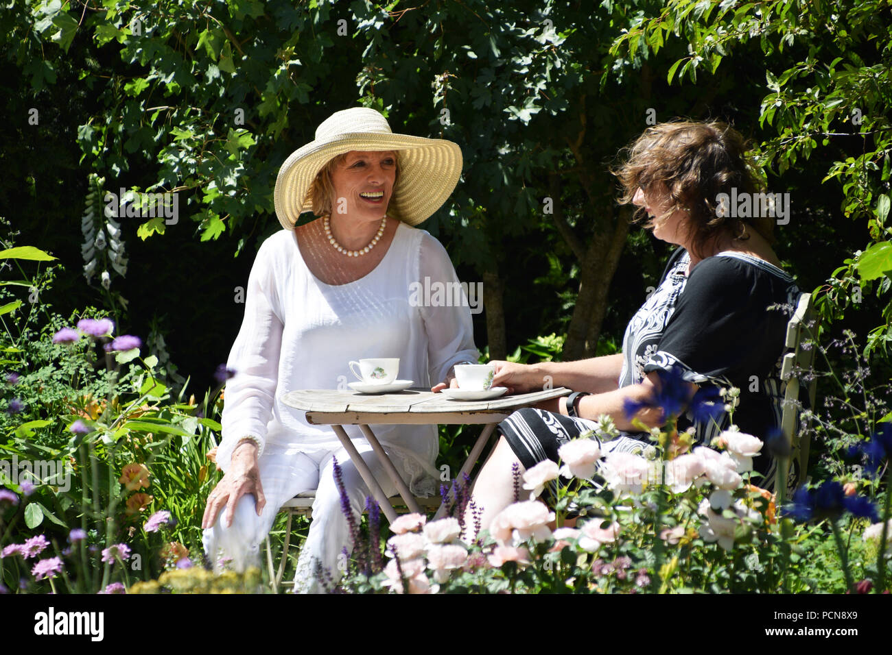 RHS Hampton Court Flower Show 2018 - Day 1 Featuring: Esther Rantzen ...