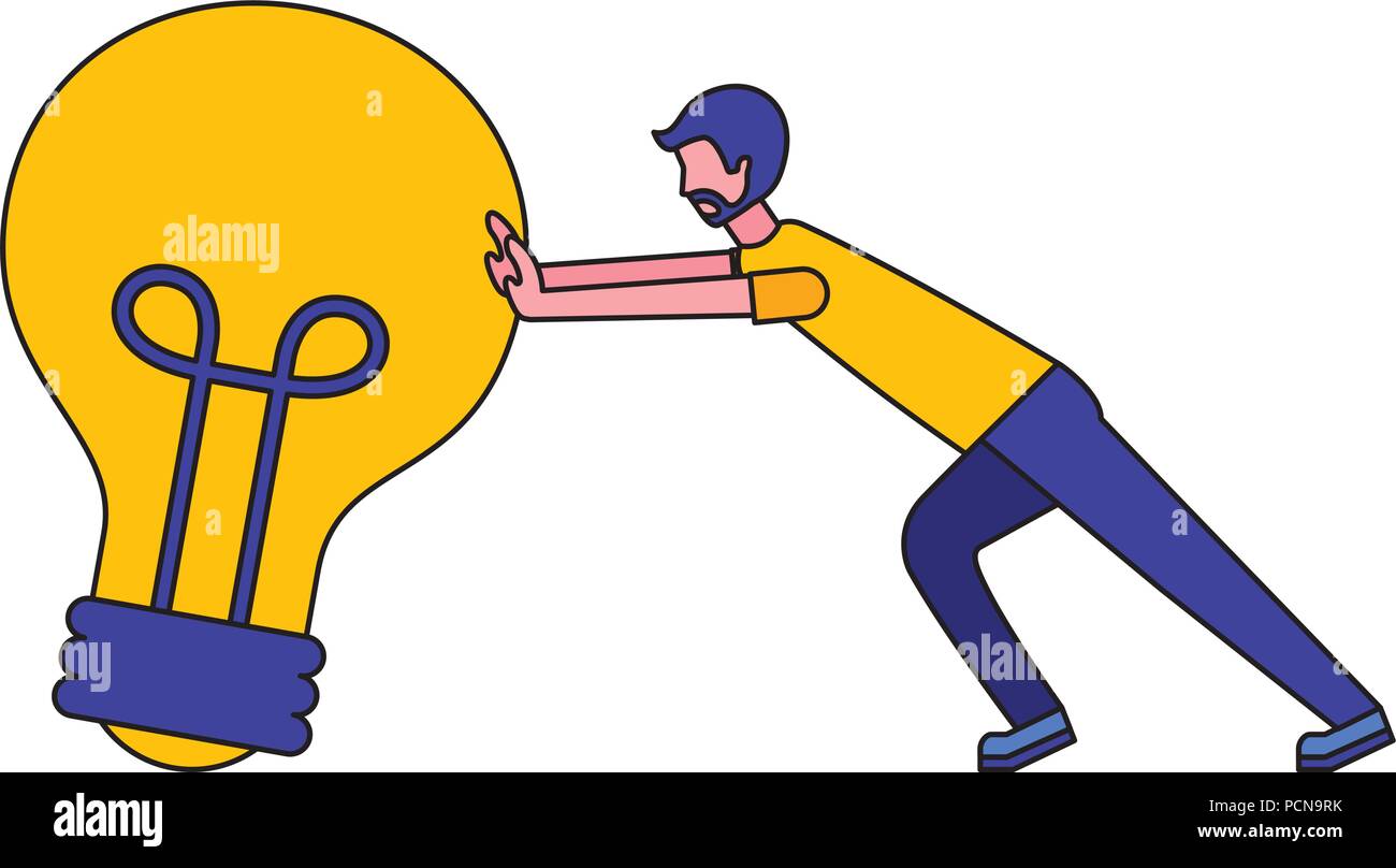 Adult pushing Stock Vector Images - Alamy