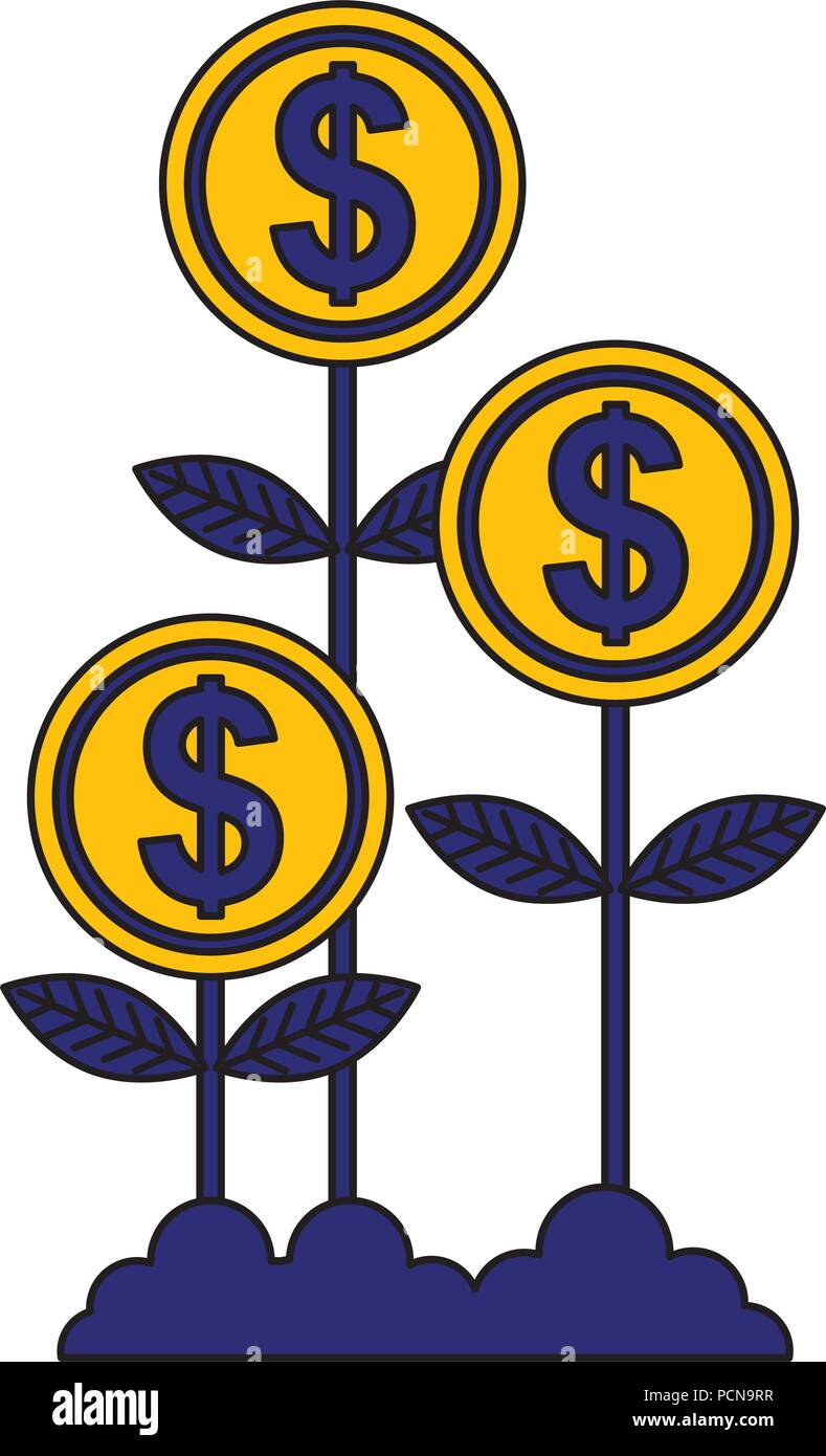 plants money isolated icon Stock Vector Image & Art - Alamy