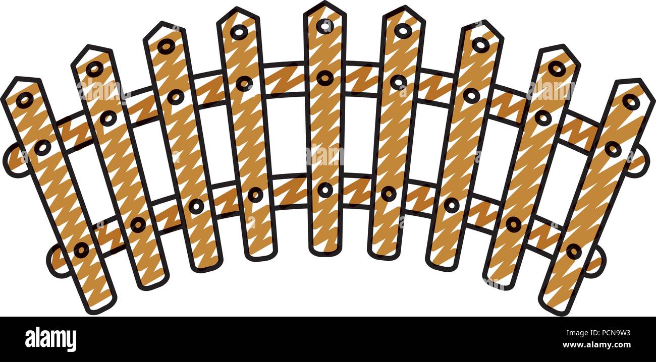 doodle wood grillage texture construction style Stock Vector Image ...