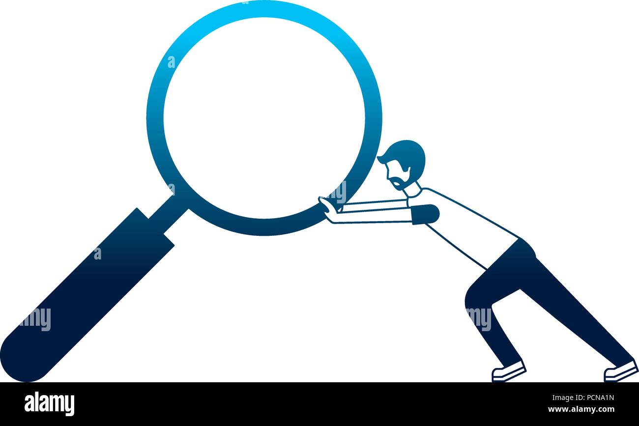 Pushing pose Stock Vector Images - Alamy