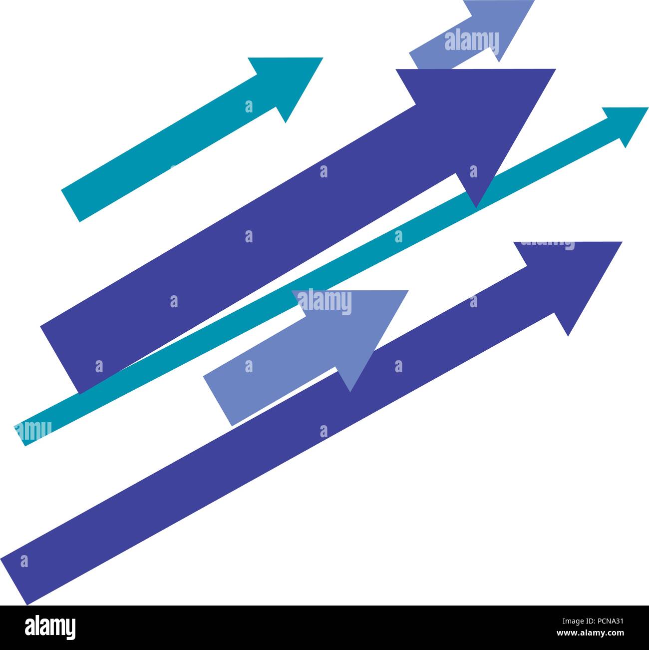 set of arrows with direction up Stock Vector Image & Art - Alamy