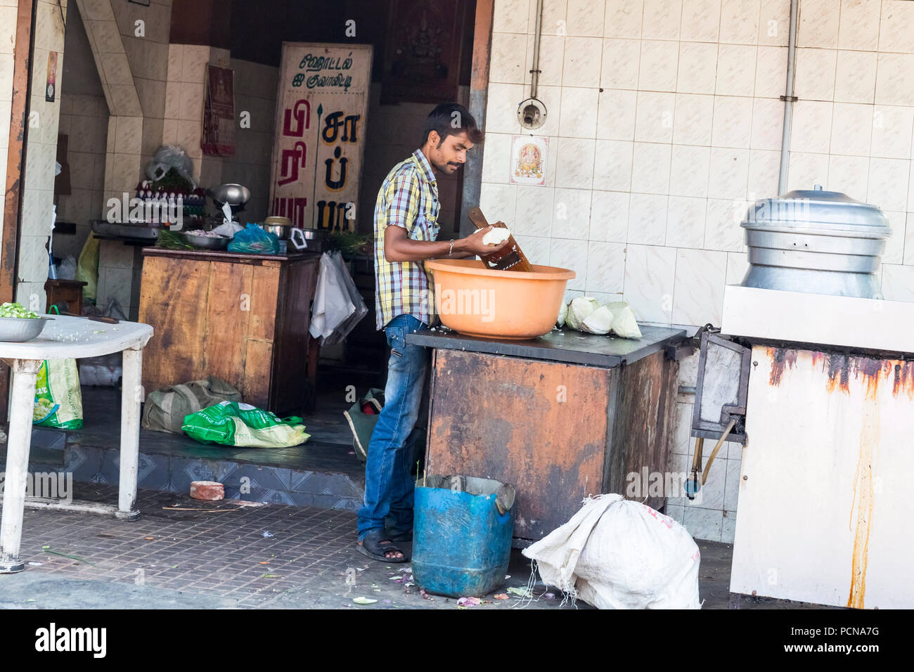 PONDICHERY, PUCUCHERRY, TAMIL NADU, INDIA - SEPTEMBER CIRCA, 2017 ...