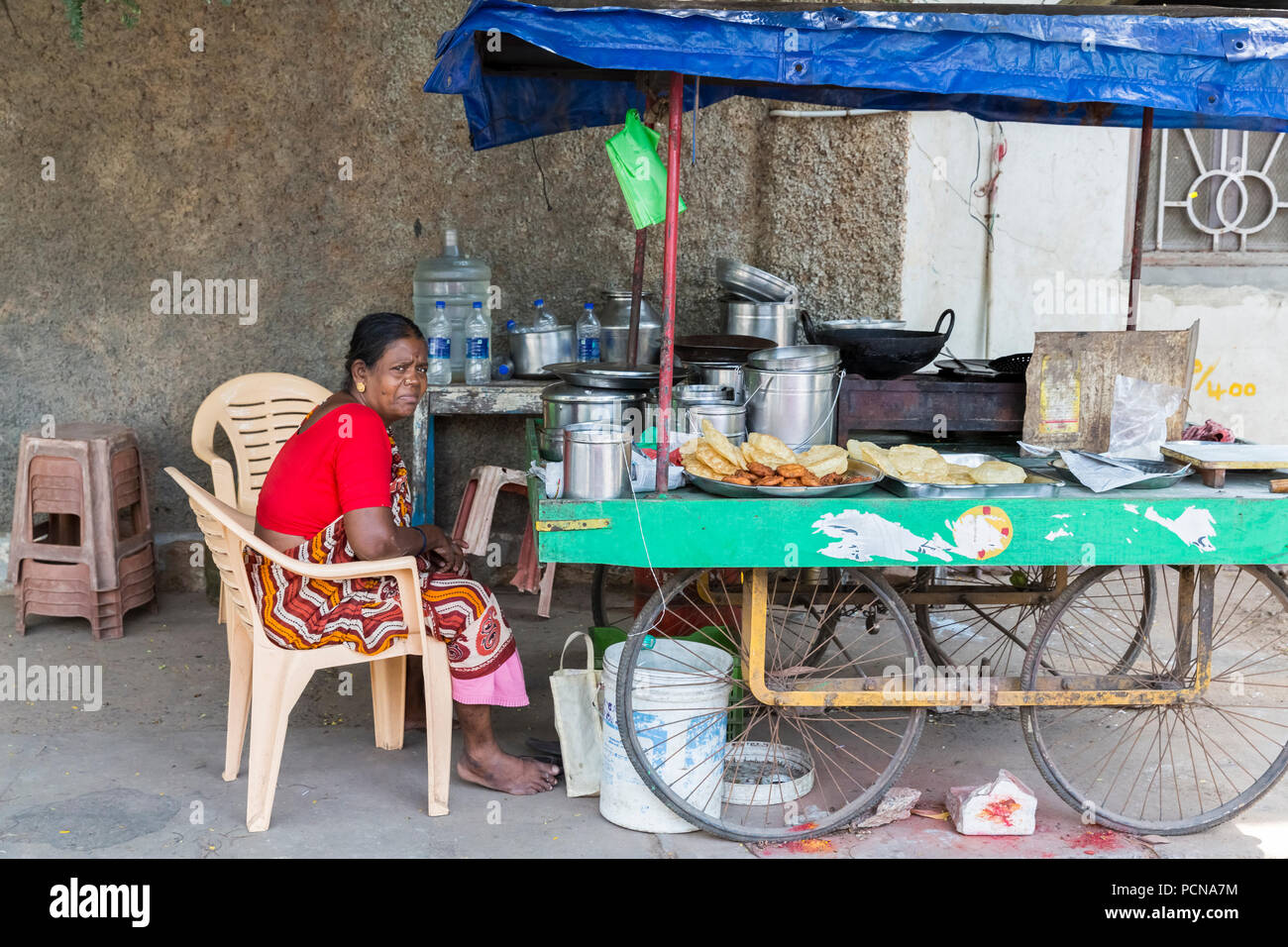 PONDICHERY, PUCUCHERRY, TAMIL NADU, INDIA - SEPTEMBER CIRCA, 2017 ...