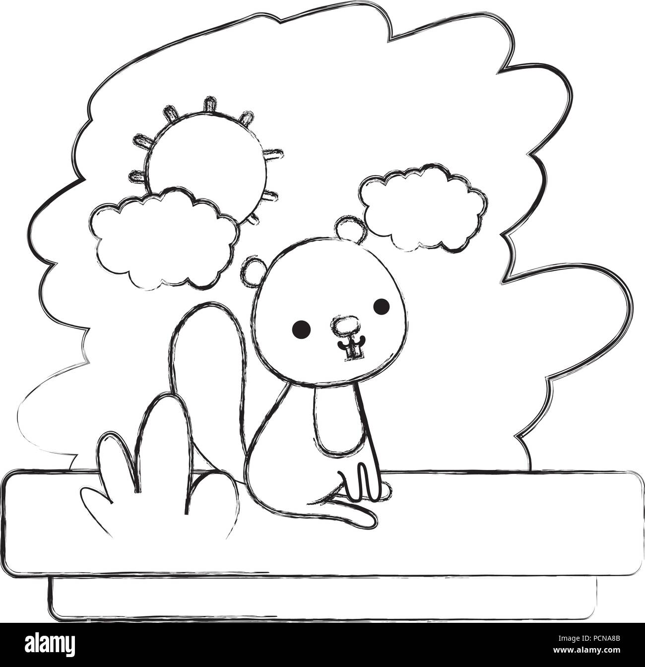 Chipmunk nose Stock Vector Images - Alamy