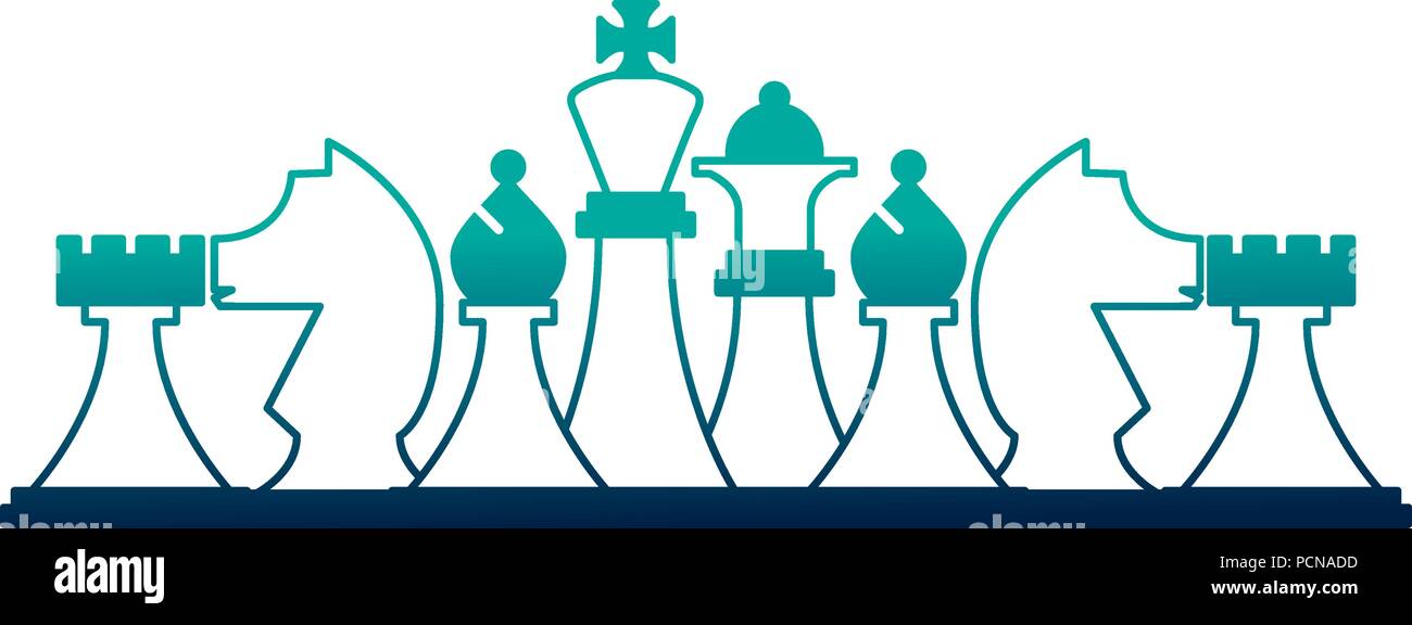 set chess pieces isolated icon Stock Vector Image & Art - Alamy