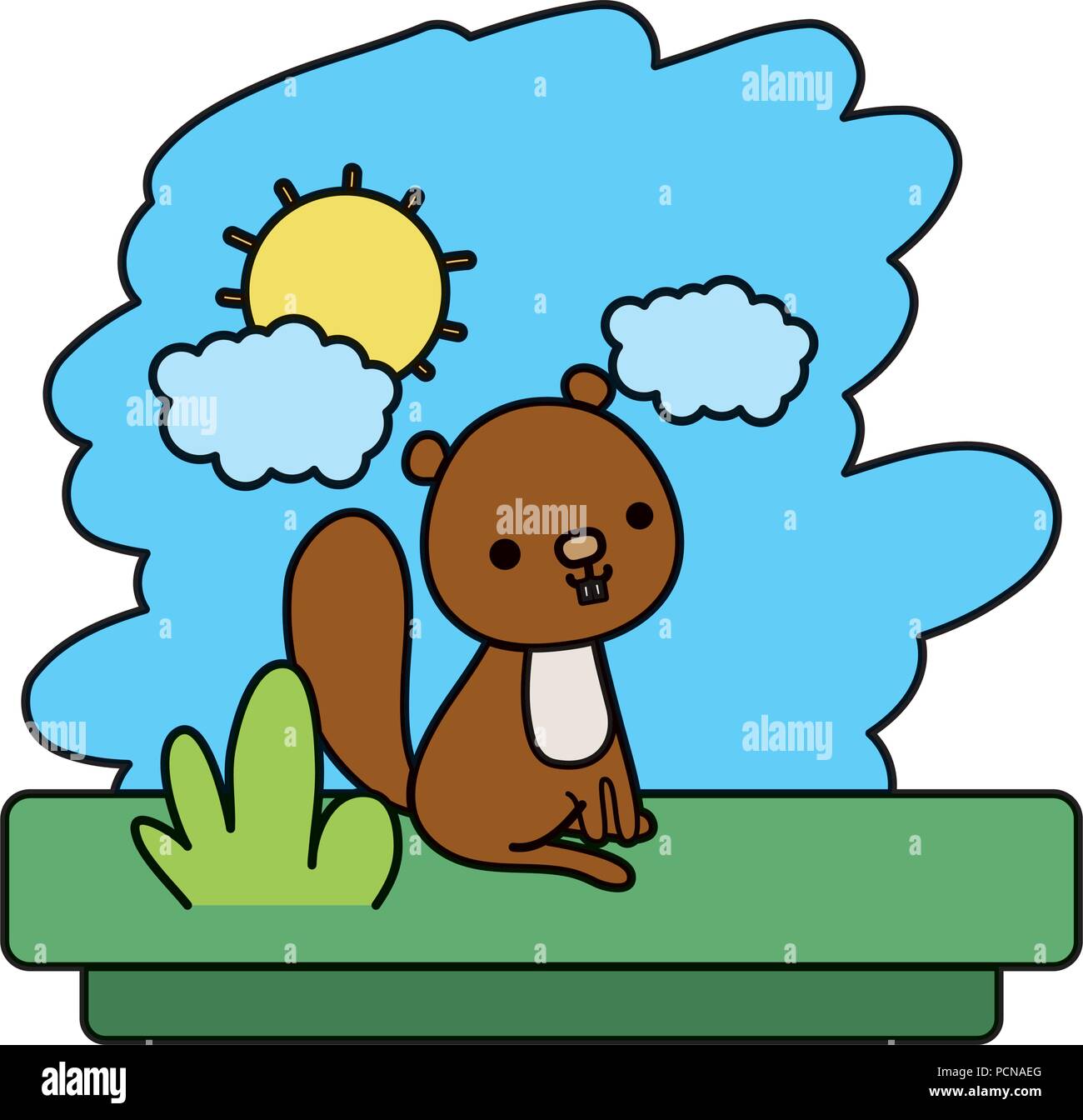 Chipmunk nose Stock Vector Images - Alamy