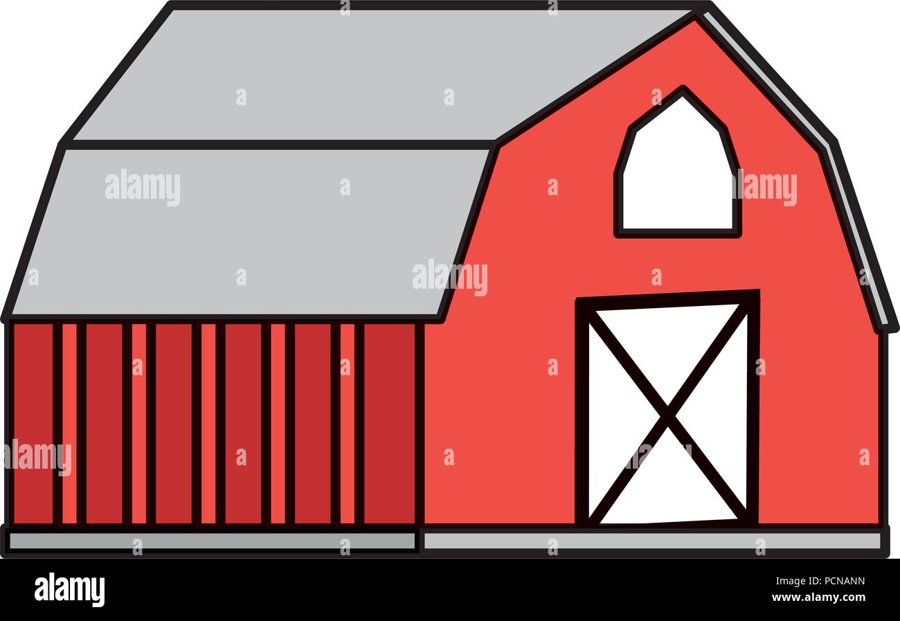 Side house farm Stock Vector Images - Alamy