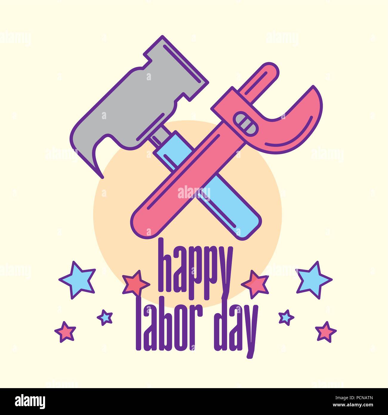 American steel worker Stock Vector Images - Alamy